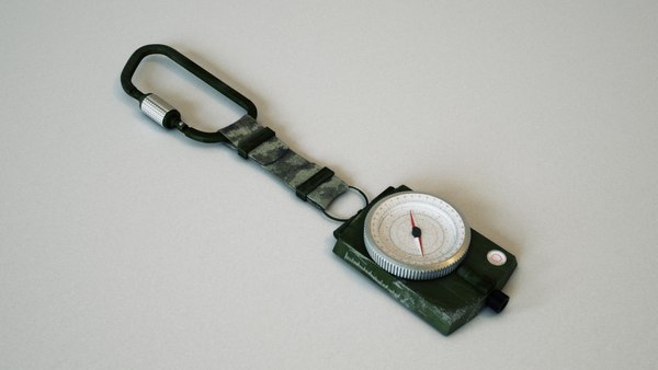 3d militar compass