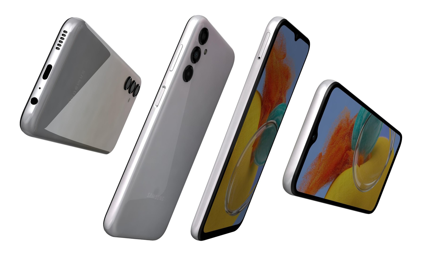 3D Model Samsung Galaxy M14 White - TurboSquid 2045974