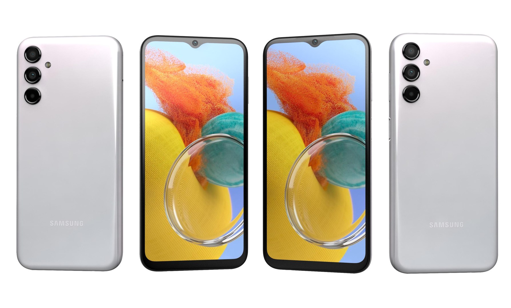 3D Model Samsung Galaxy M14 White - TurboSquid 2045974