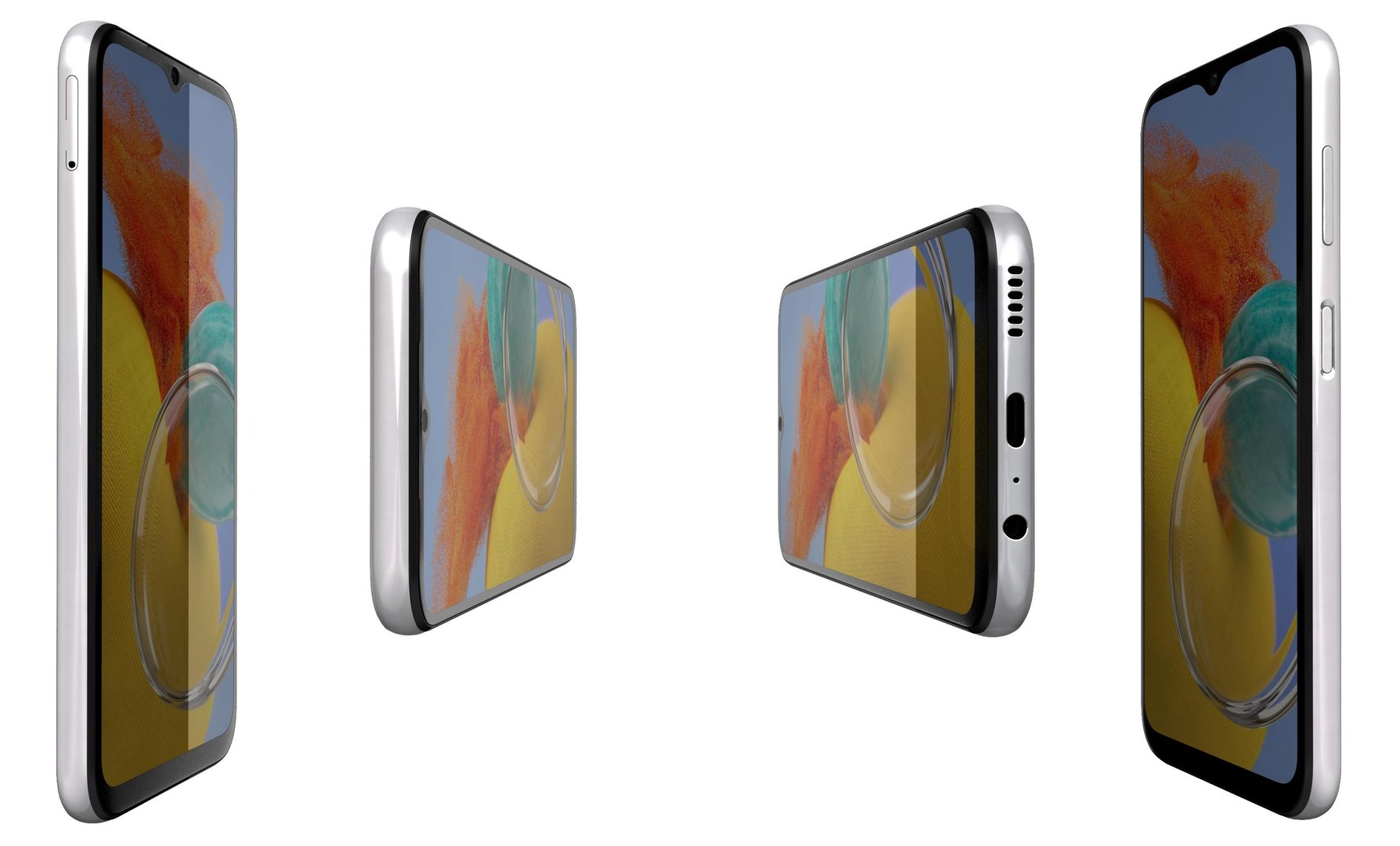 3D Model Samsung Galaxy M14 White - TurboSquid 2045974