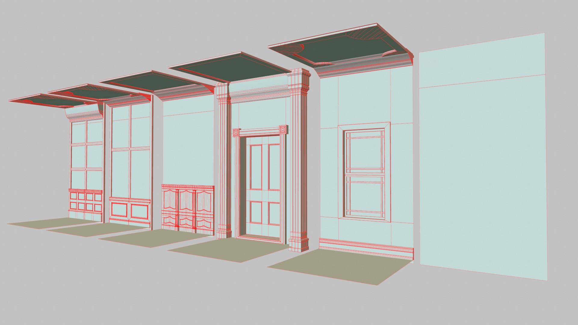 Modular House Interior 3D Model - TurboSquid 1932345