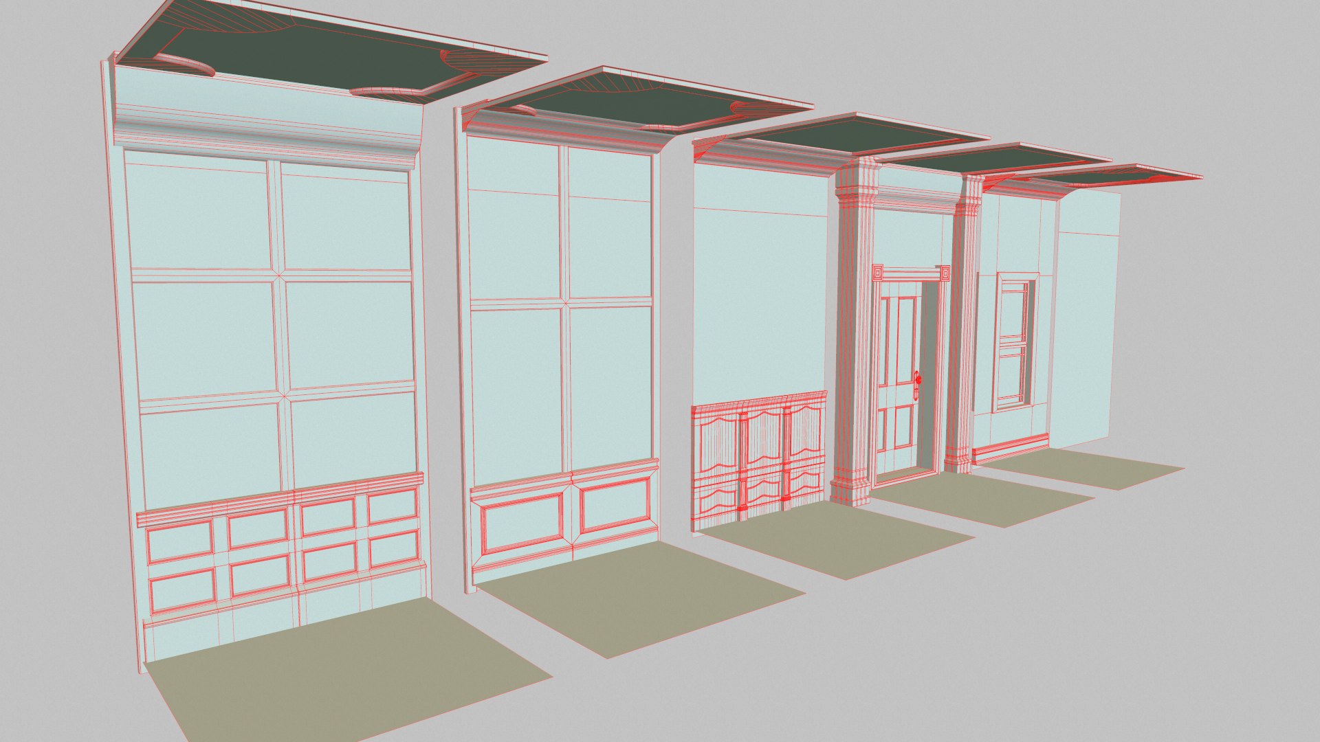 Modular House Interior 3D Model - TurboSquid 1932345