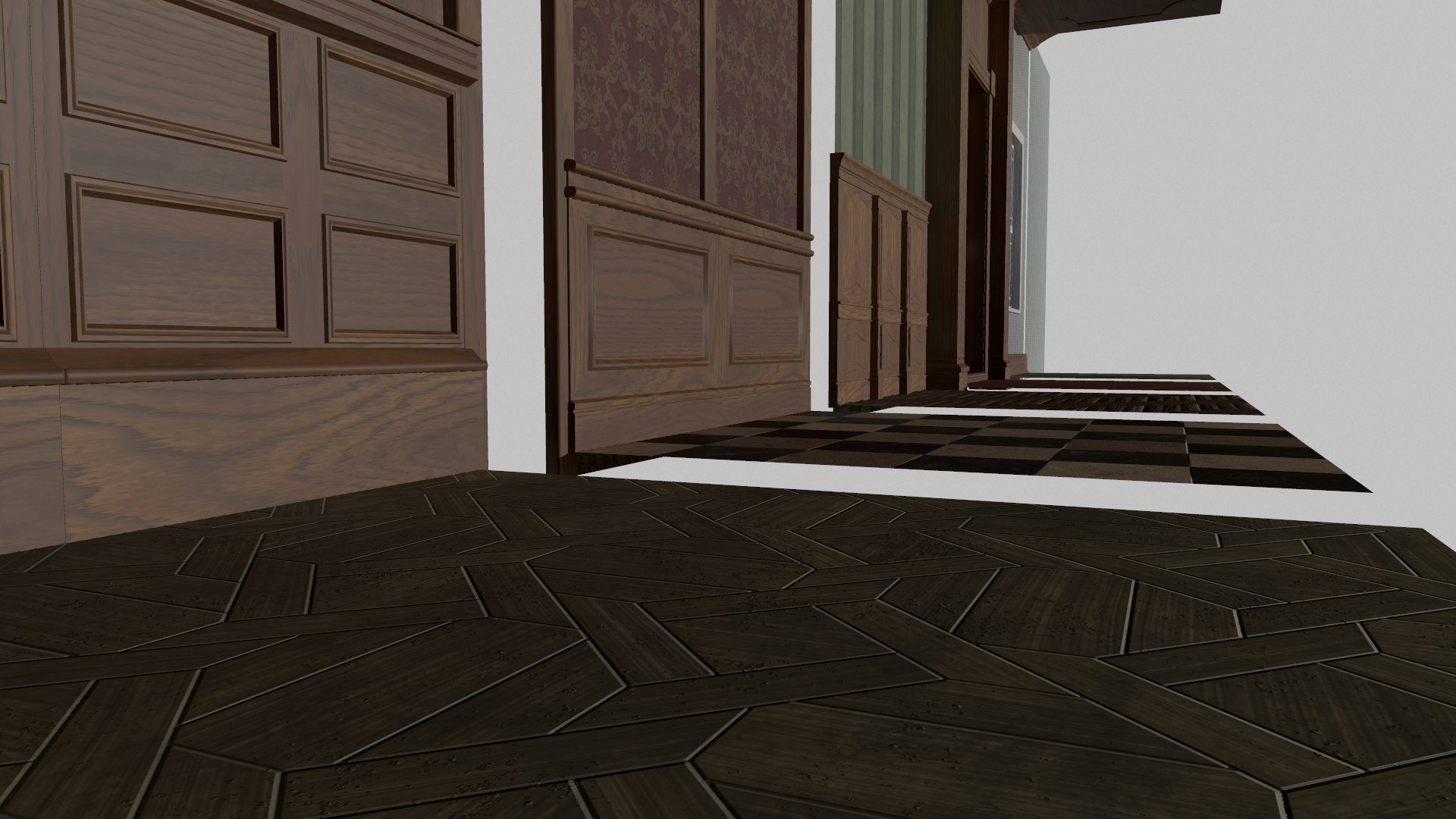 Modular House Interior 3D Model - TurboSquid 1932345