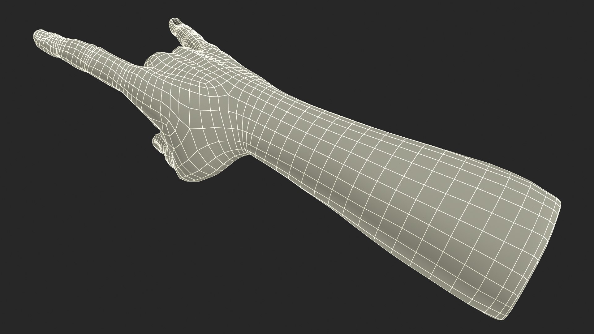 Masculine Hand Heavy Metal Pose 3D Model - TurboSquid 2193630