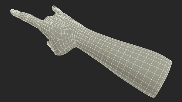 modelo 3d Pose masculina de heavy metal con mano - TurboSquid 2193630