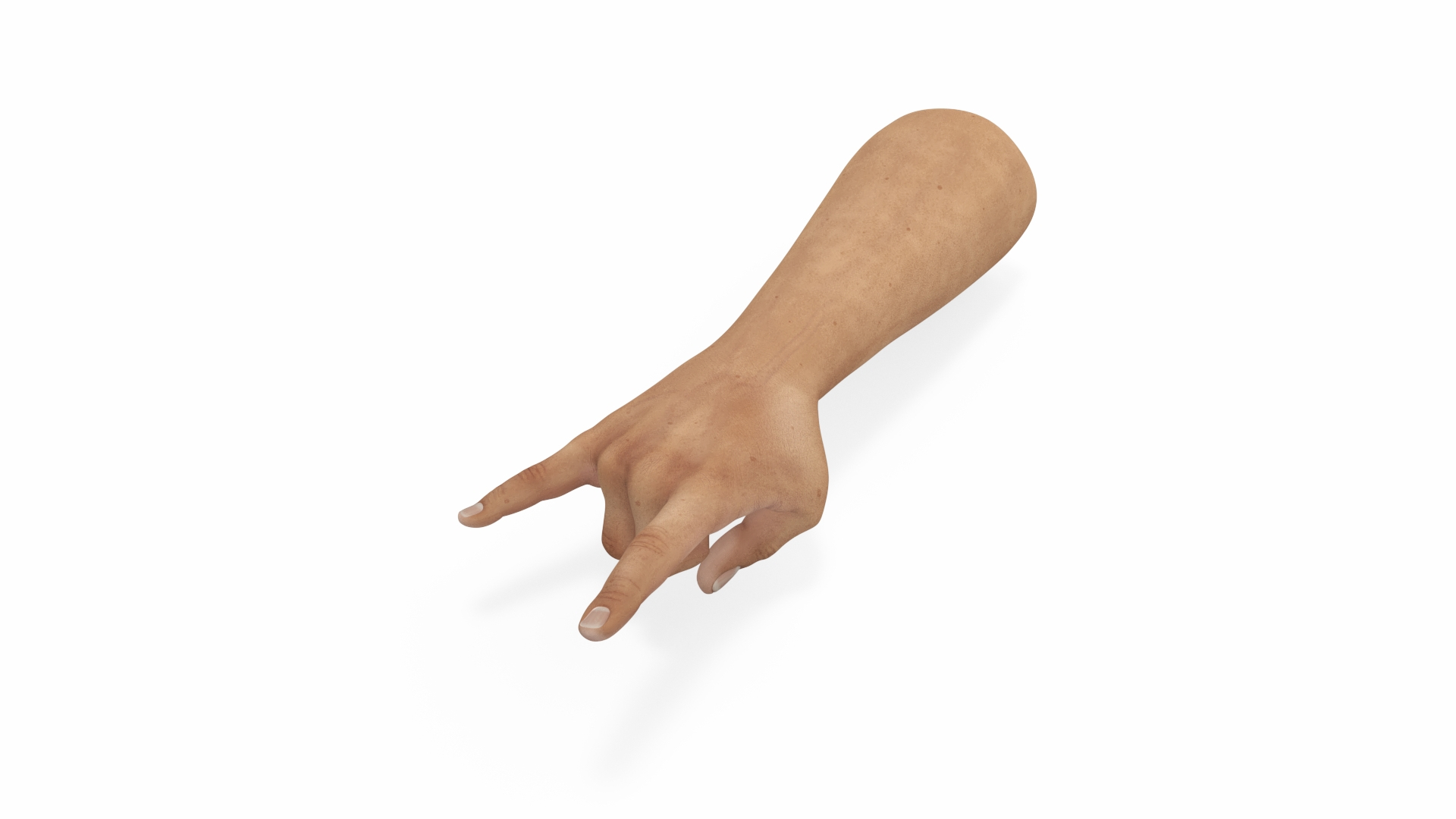 Masculine Hand Heavy Metal Pose 3D Model - TurboSquid 2193630