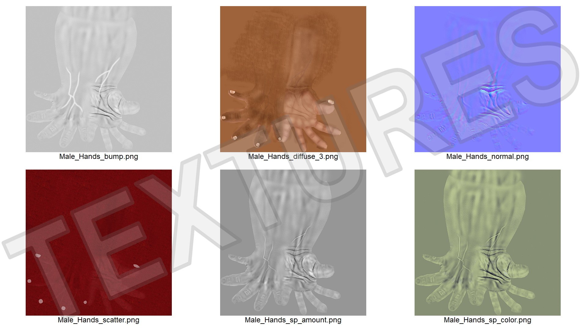 Masculine Hand Heavy Metal Pose 3D Model - TurboSquid 2193630