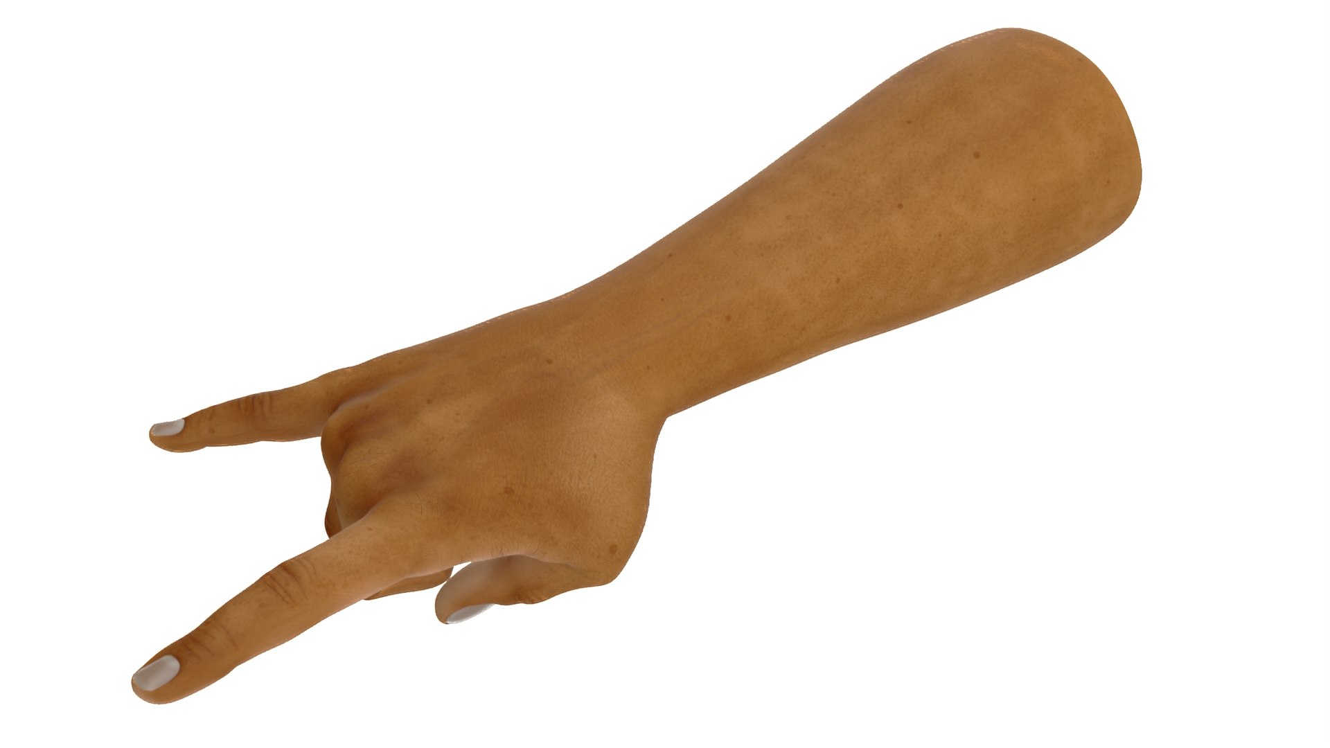 Masculine Hand Heavy Metal Pose 3D Model - TurboSquid 2193630