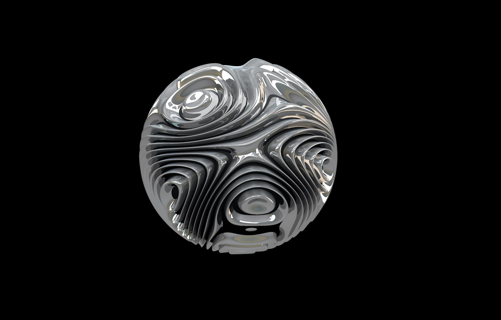 3D Abstract Sphere - TurboSquid 1497970