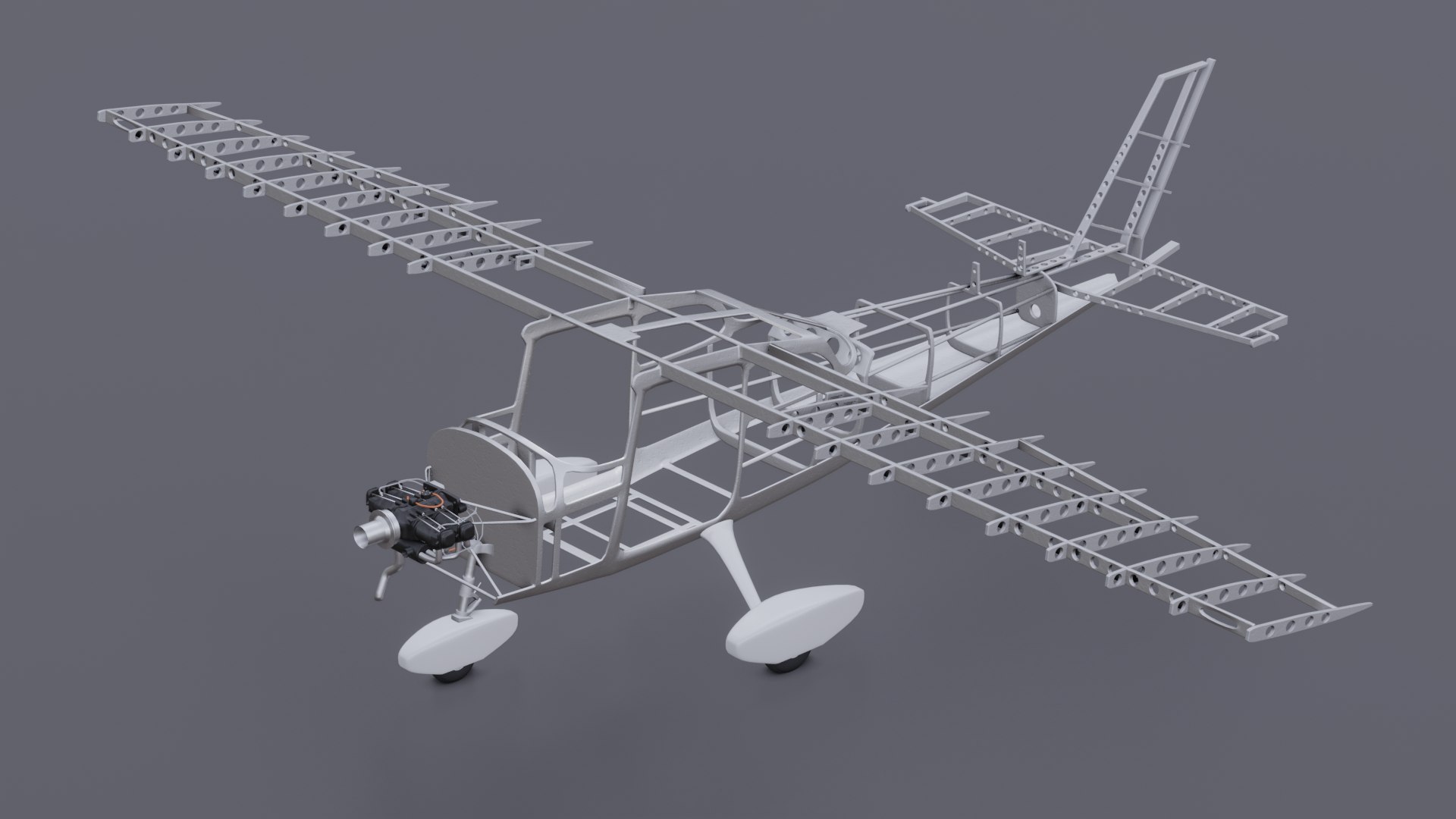 3D CESSNA 172 Skyhawk Highly Detailed Model - TurboSquid 2030068