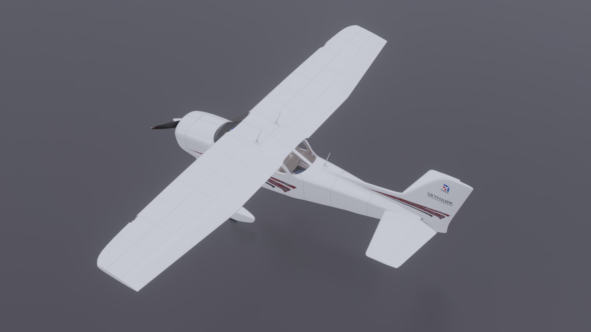 3D CESSNA 172 Skyhawk Highly Detailed Model - TurboSquid 2030068