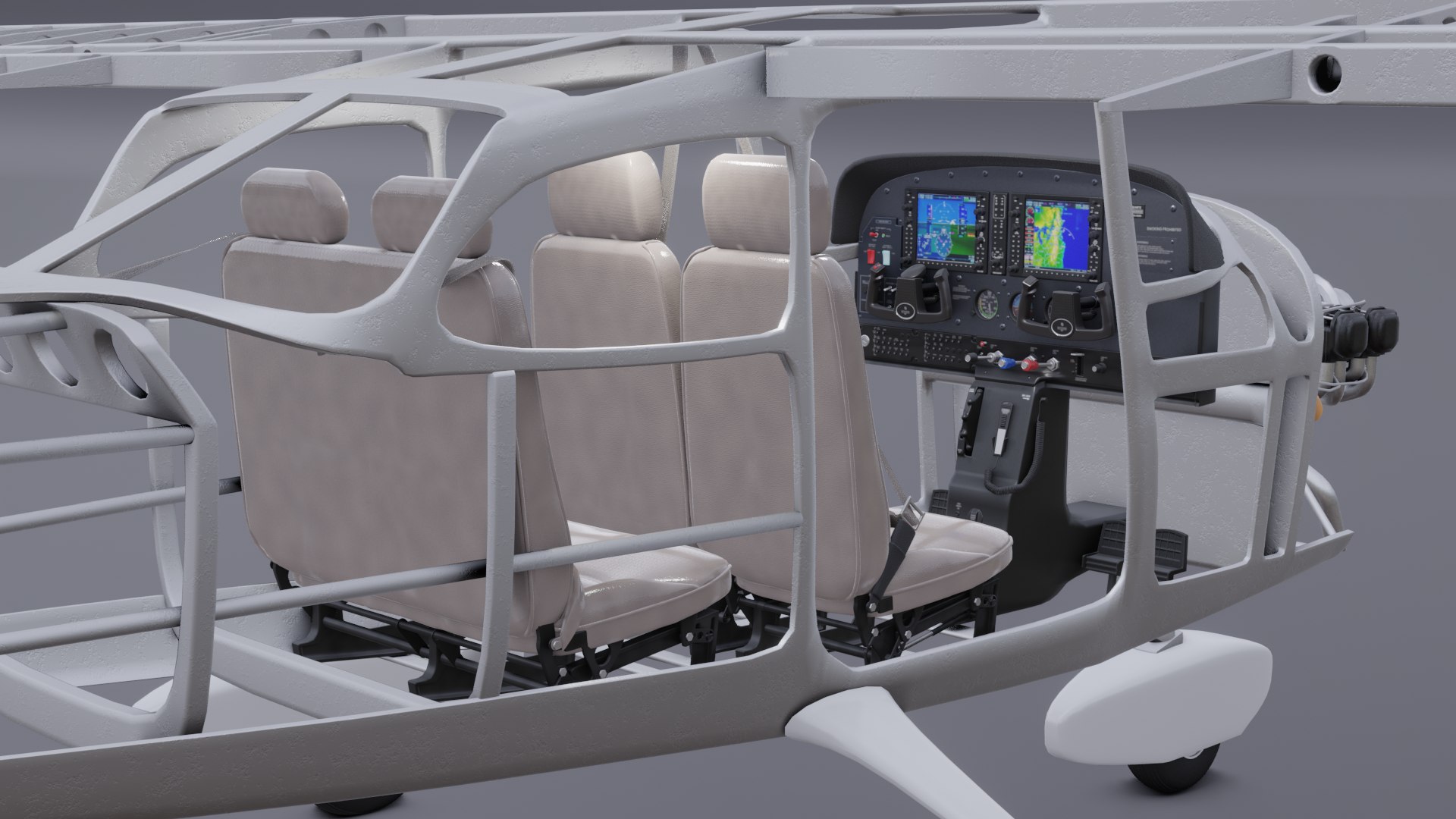 3D CESSNA 172 Skyhawk Highly Detailed Model - TurboSquid 2030068