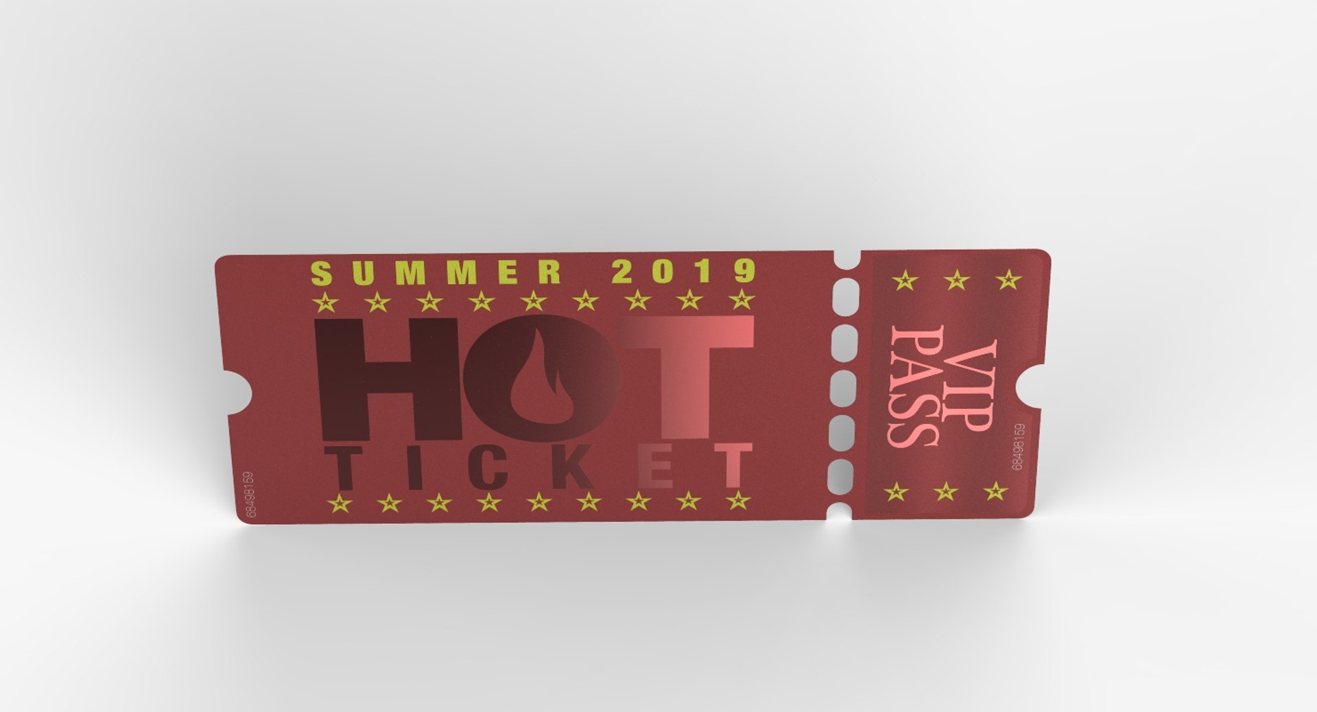 Ticket V2 2 3D - TurboSquid 1371336
