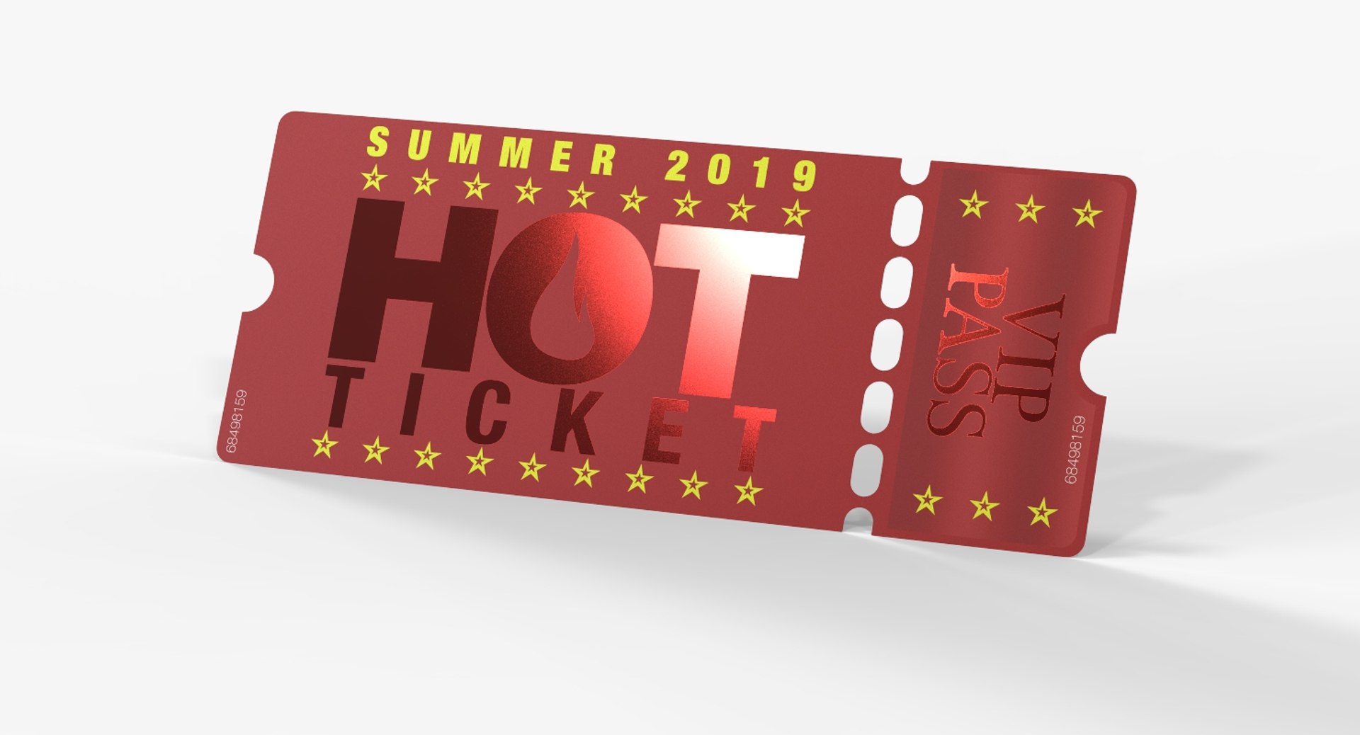 Ticket V2 2 3D - TurboSquid 1371336