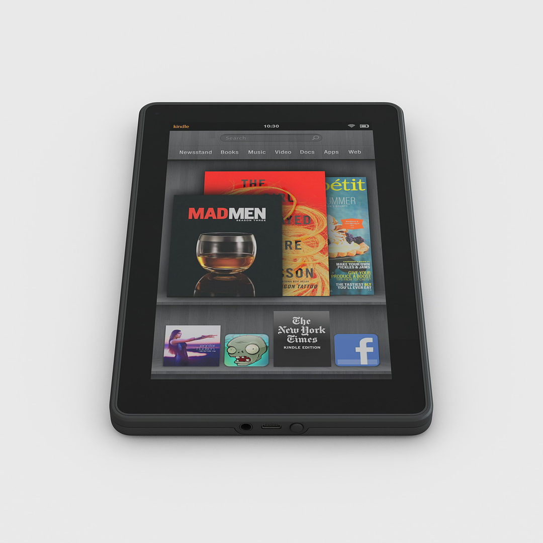 Kindle Tablet 3d Model