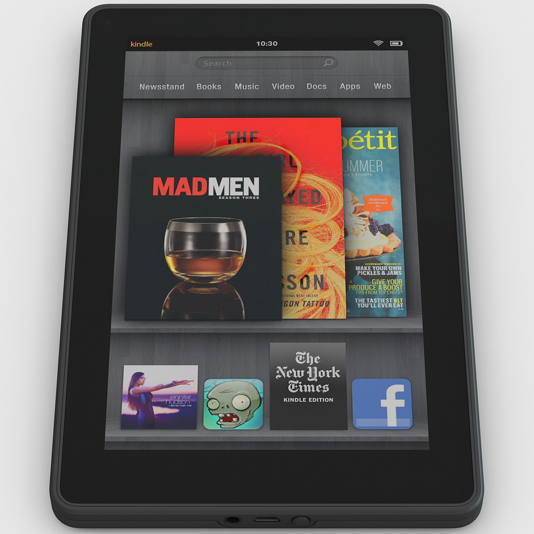 Kindle Tablet 3d Model