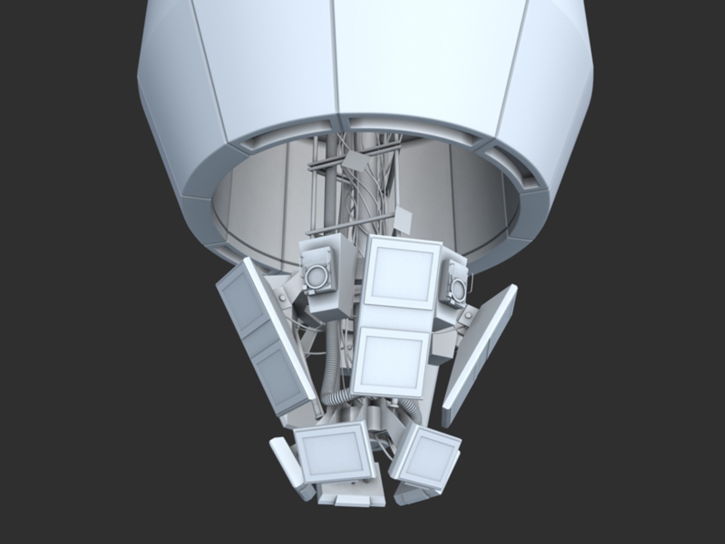 Cic Dradis Battlestar Galactica 3d Model