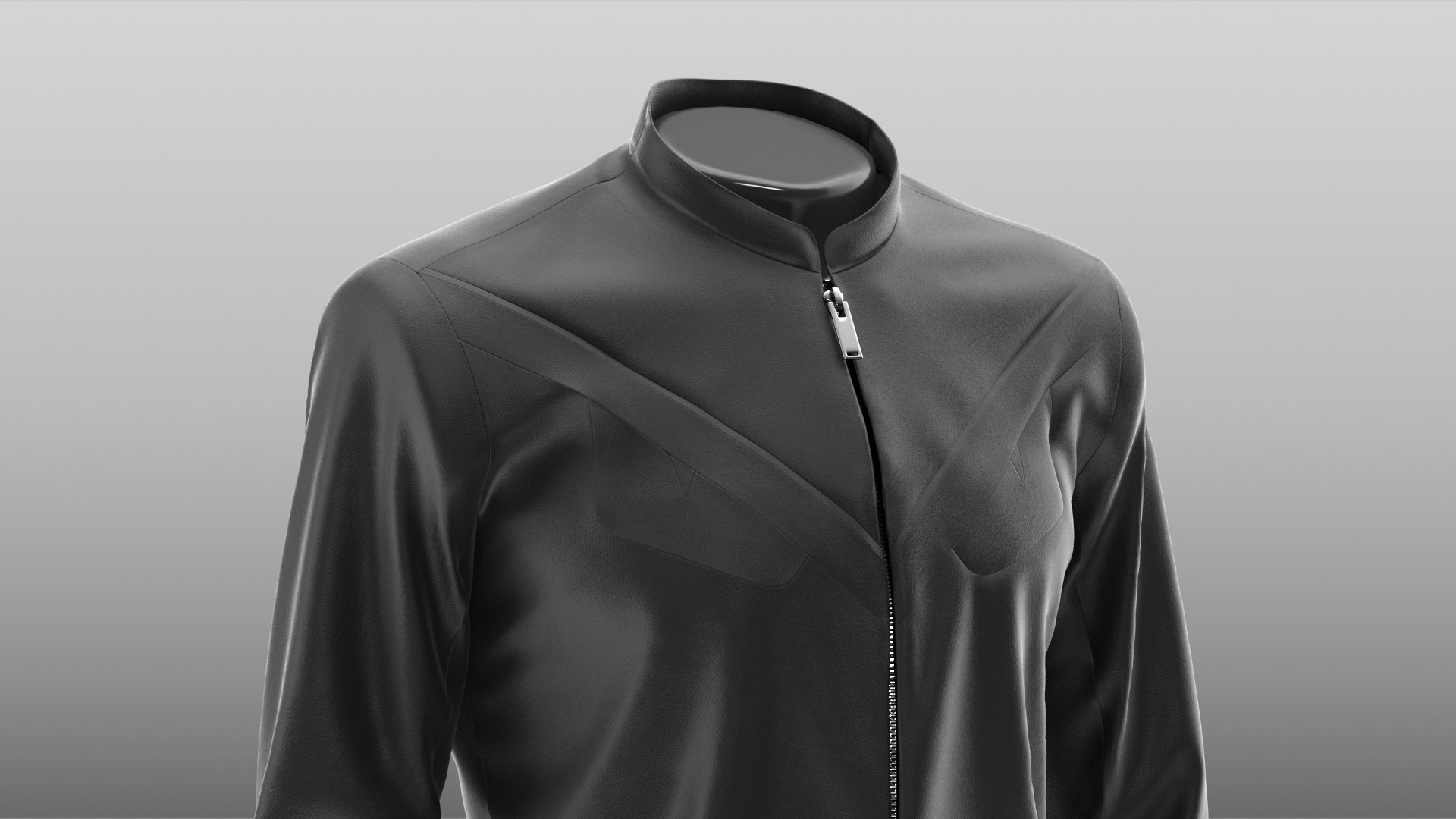 Realistic Leather Jacket Mannequin 3D Model - TurboSquid 1547006