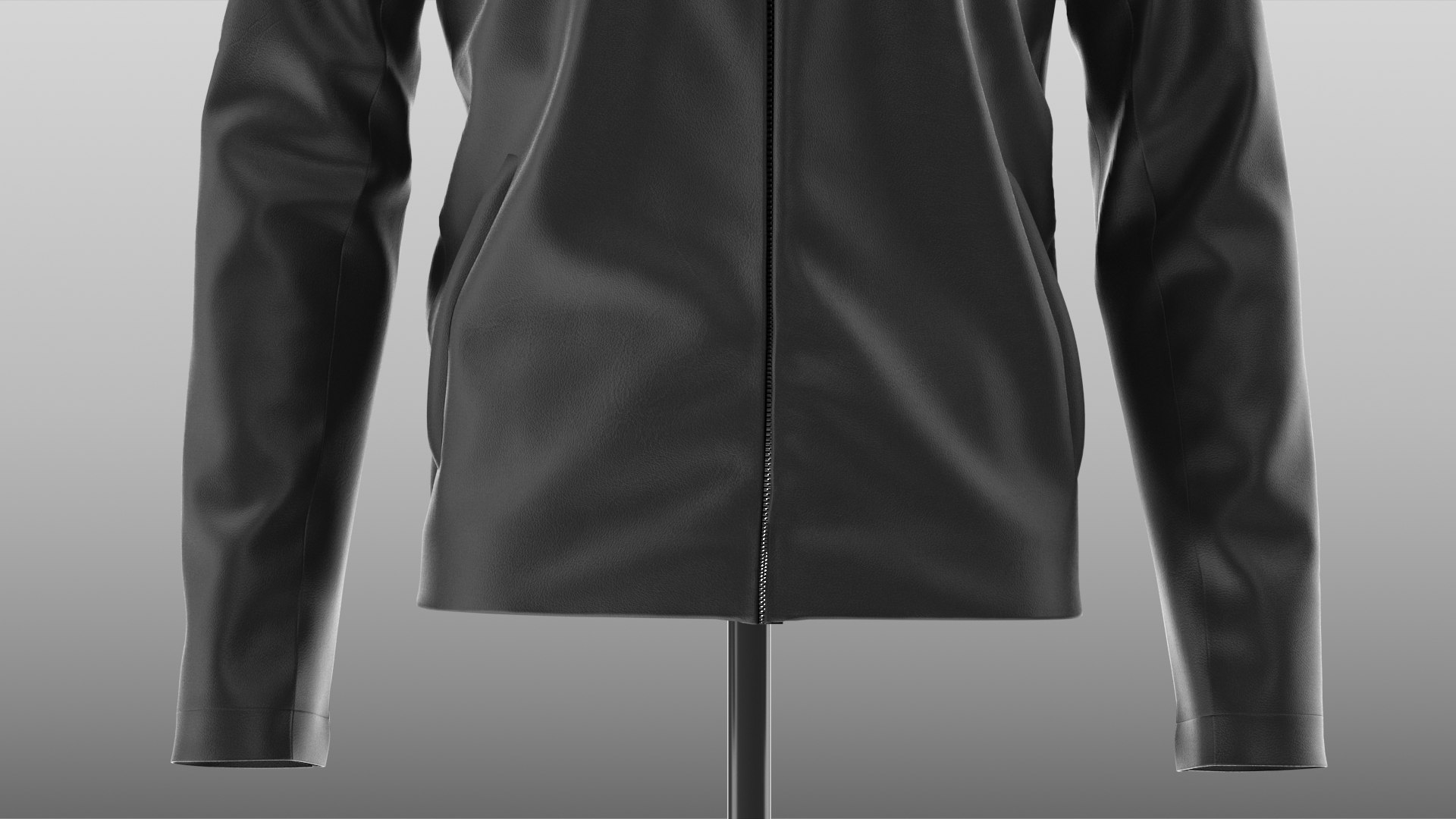 Realistic Leather Jacket Mannequin 3D Model - TurboSquid 1547006