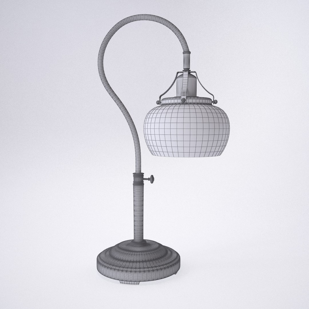 3d model desk lamp light