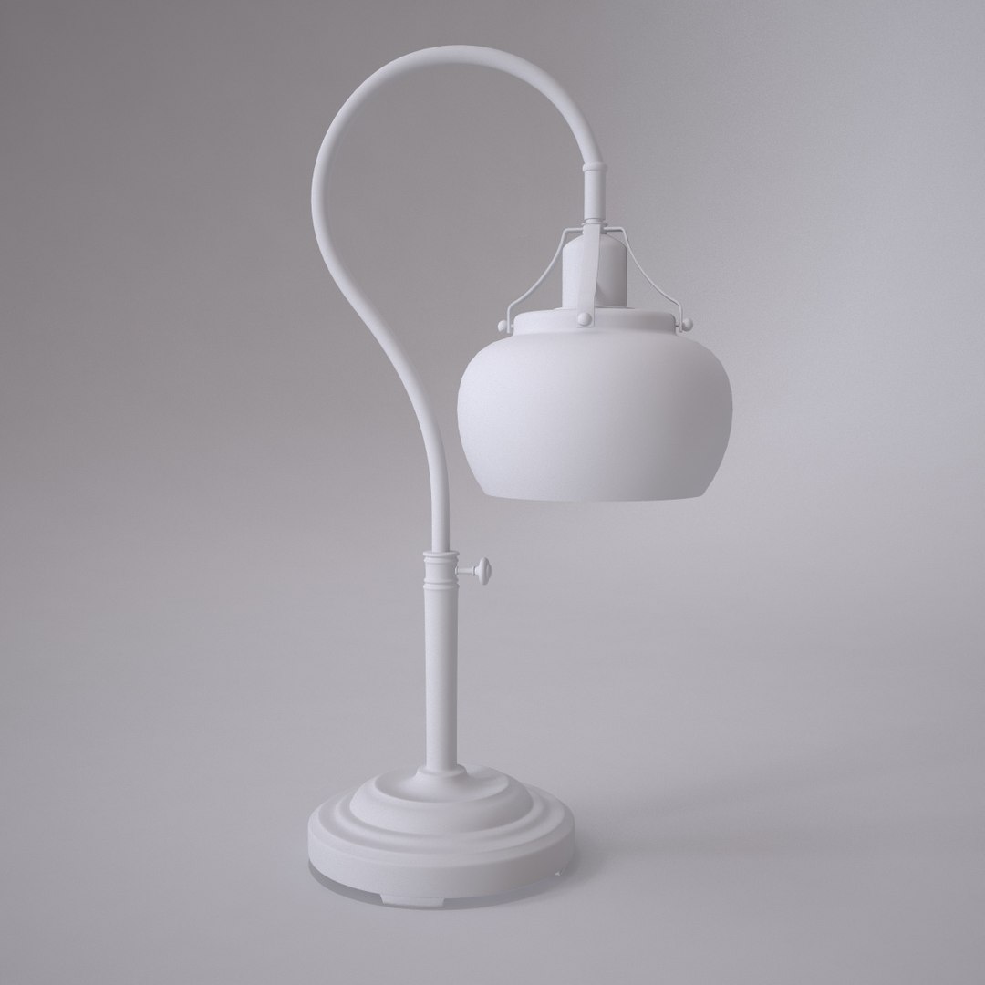 3d model desk lamp light