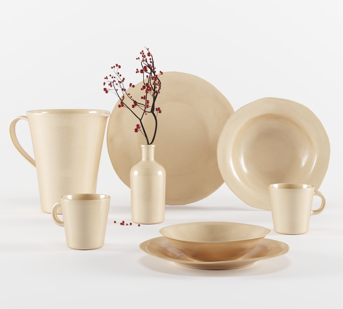 3D tableware zara home - TurboSquid 1705548