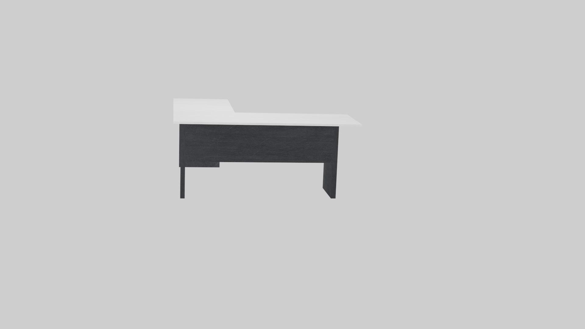 3D L-shaped Table - TurboSquid 1704069