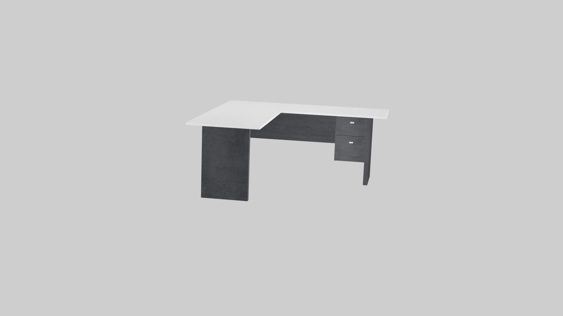 3D L-shaped Table - TurboSquid 1704069