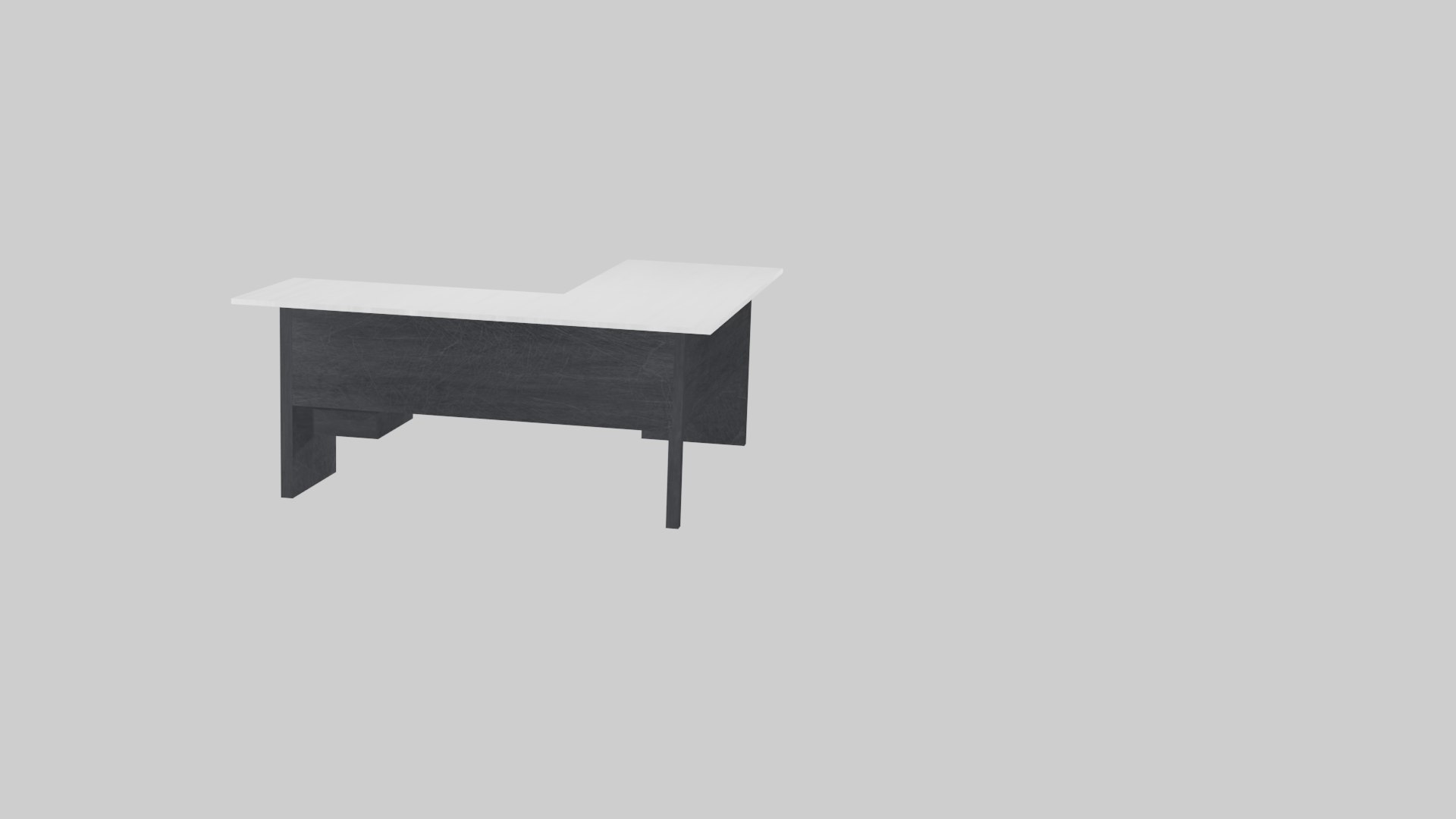 3D L-shaped Table - TurboSquid 1704069