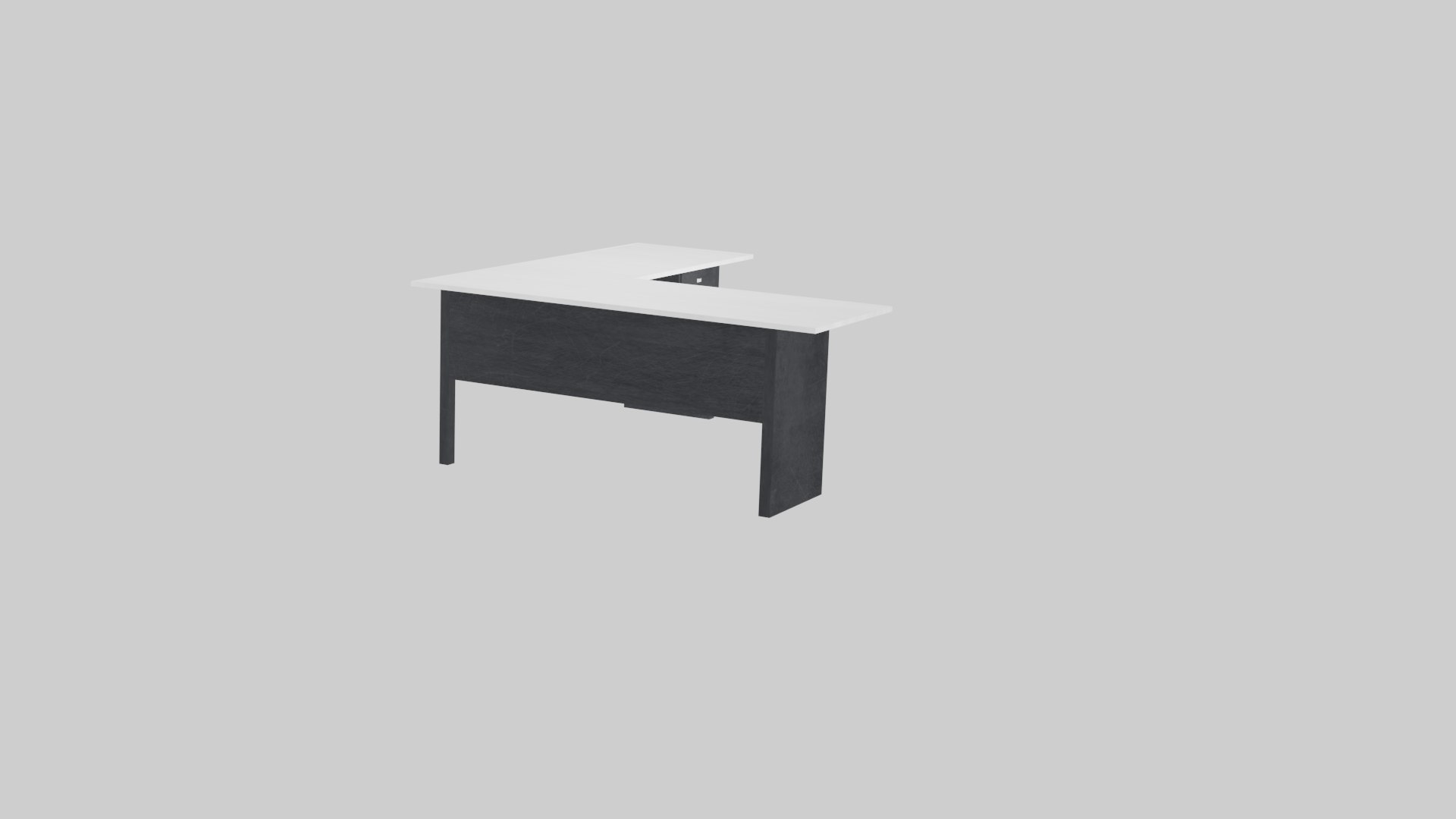 3D L-shaped Table - TurboSquid 1704069