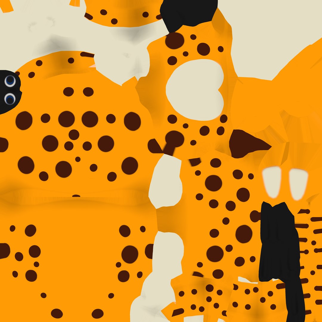 3D Cartoonish Humanoid Panther Character Model - TurboSquid 2251572