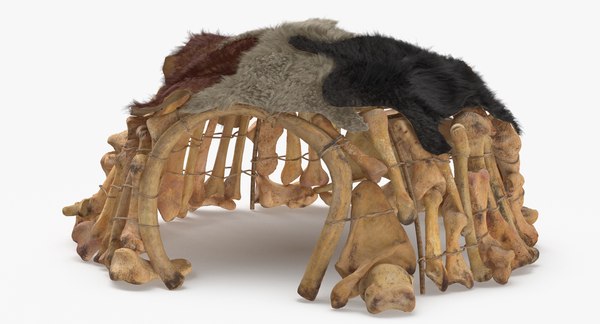 modelo 3d Cabaña prehistórica de huesos de mamut 01 - TurboSquid 2115818