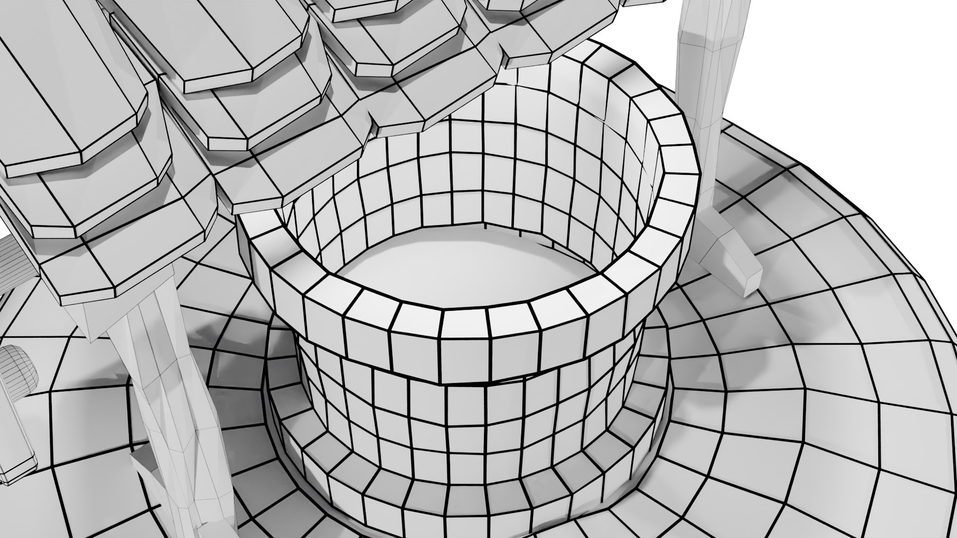 Free 3D Well Low Poly Model - TurboSquid 2175044