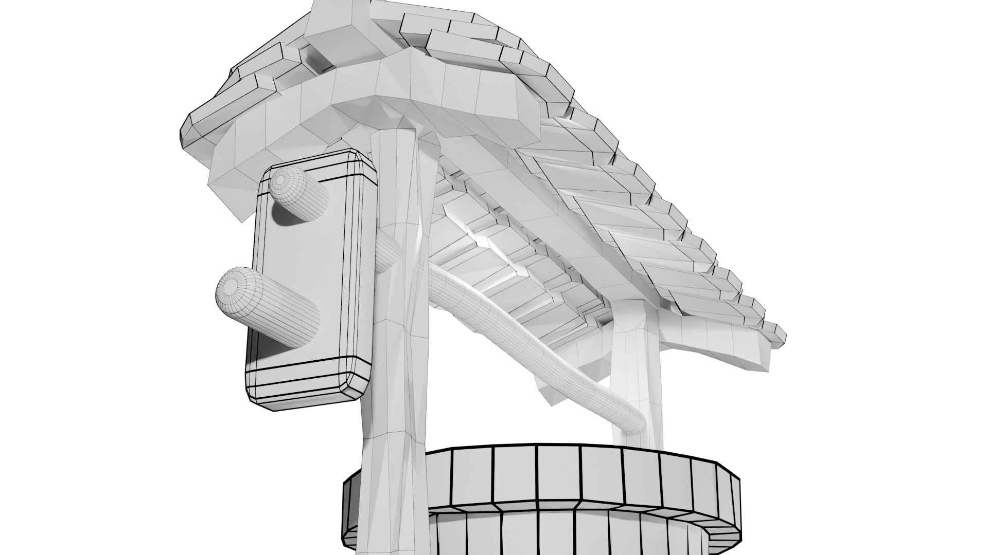 Free 3D Well Low Poly Model - TurboSquid 2175044