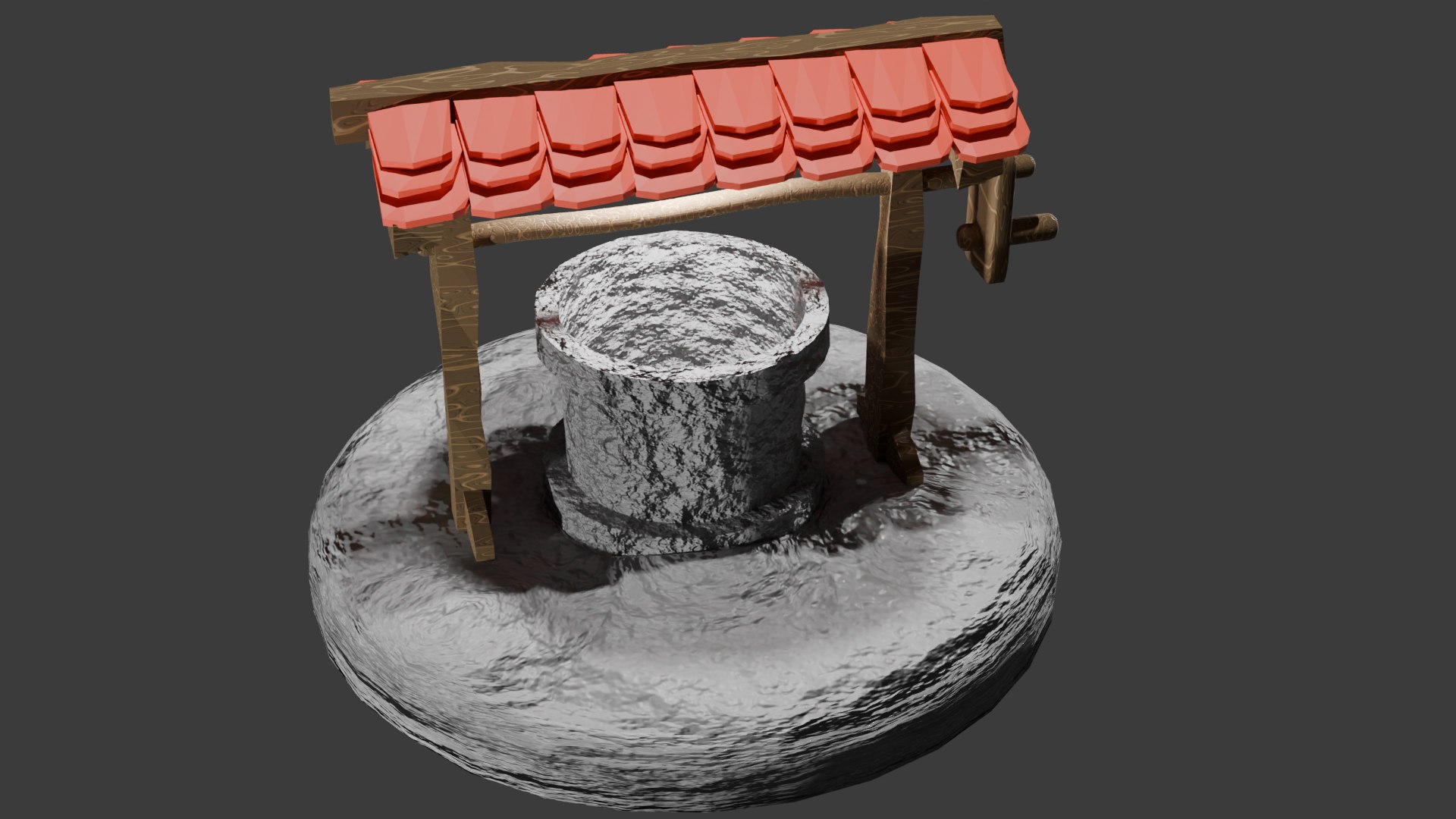 Free 3D Well Low Poly model - TurboSquid 2175044