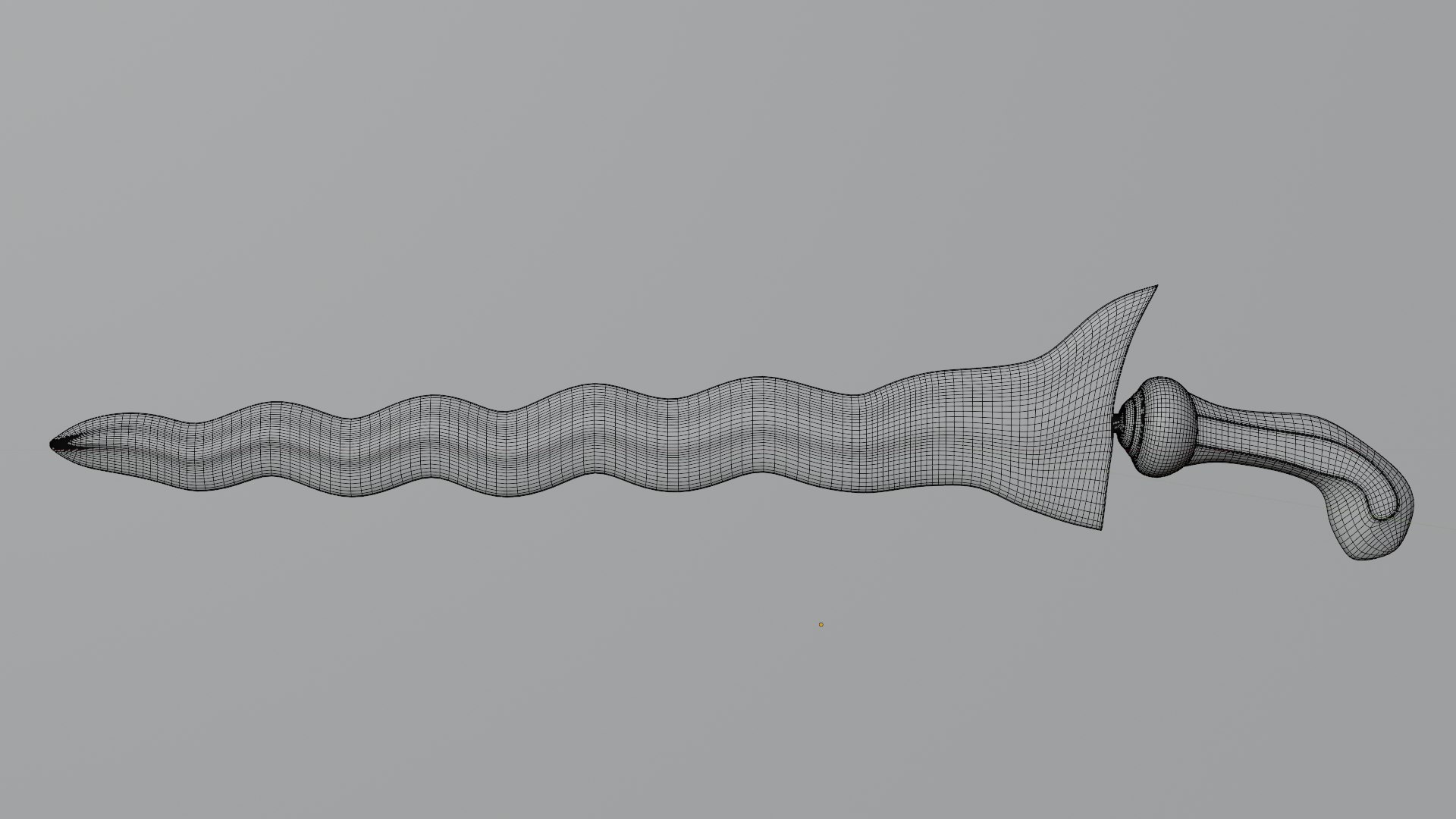 3D Lowpoly Keris Jawa Tengah - Senjata Traditional Indionesia model ...