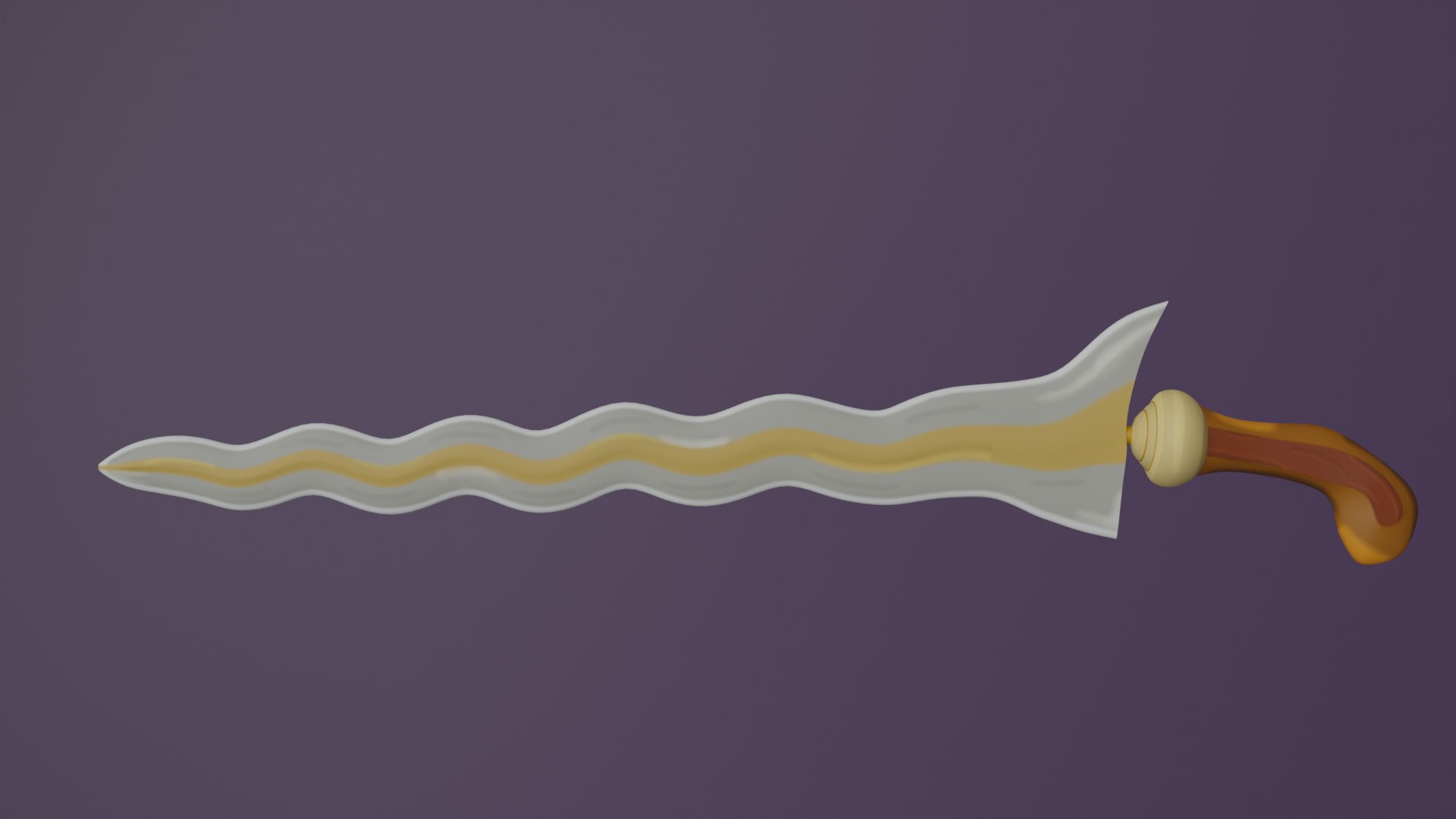 3D Lowpoly Keris Jawa Tengah - Senjata Traditional Indionesia model - TurboSquid 2142491