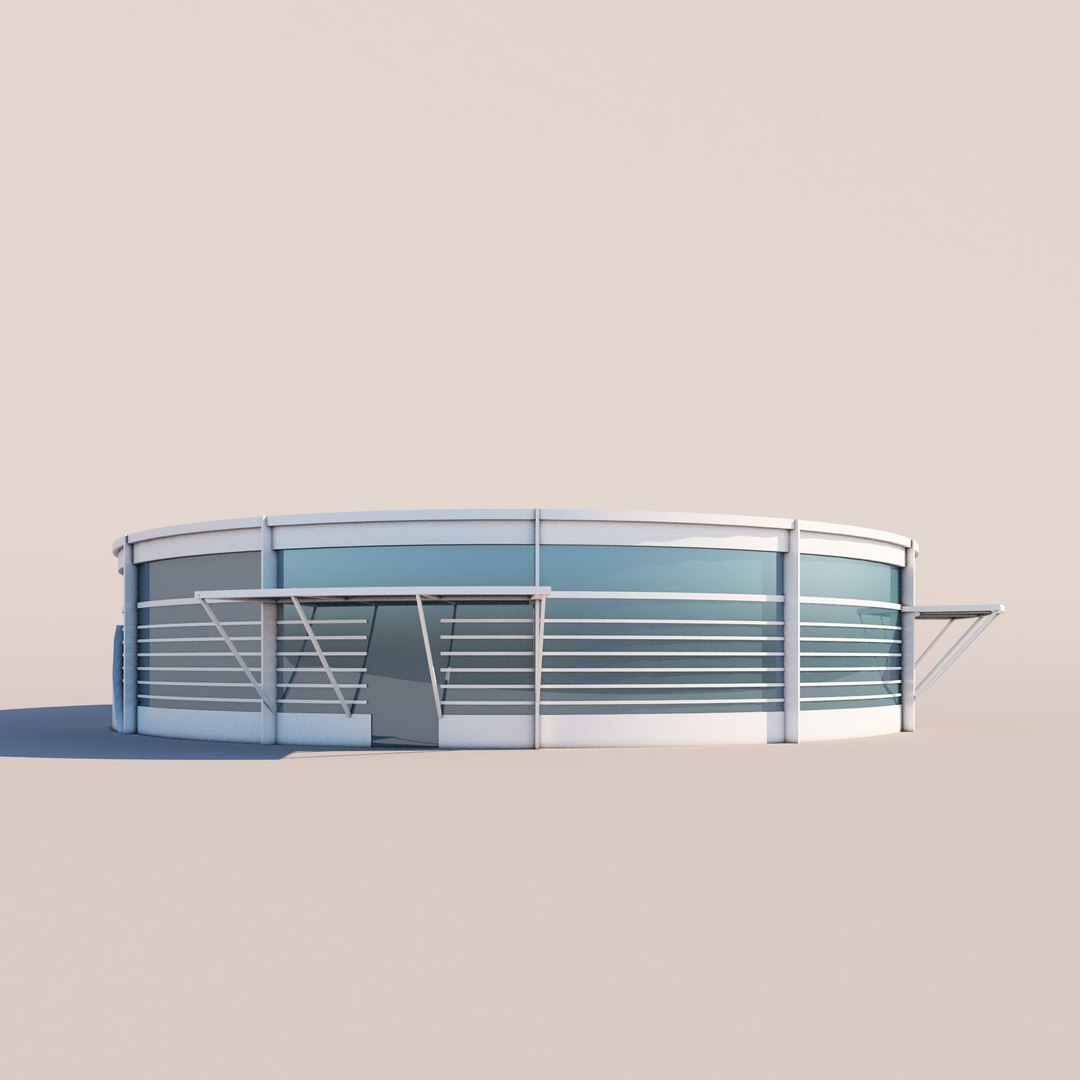 3D Shop Architecture Modern Model - TurboSquid 1281719