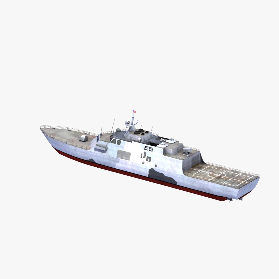 lcs-1 ship freedom uss 3d max