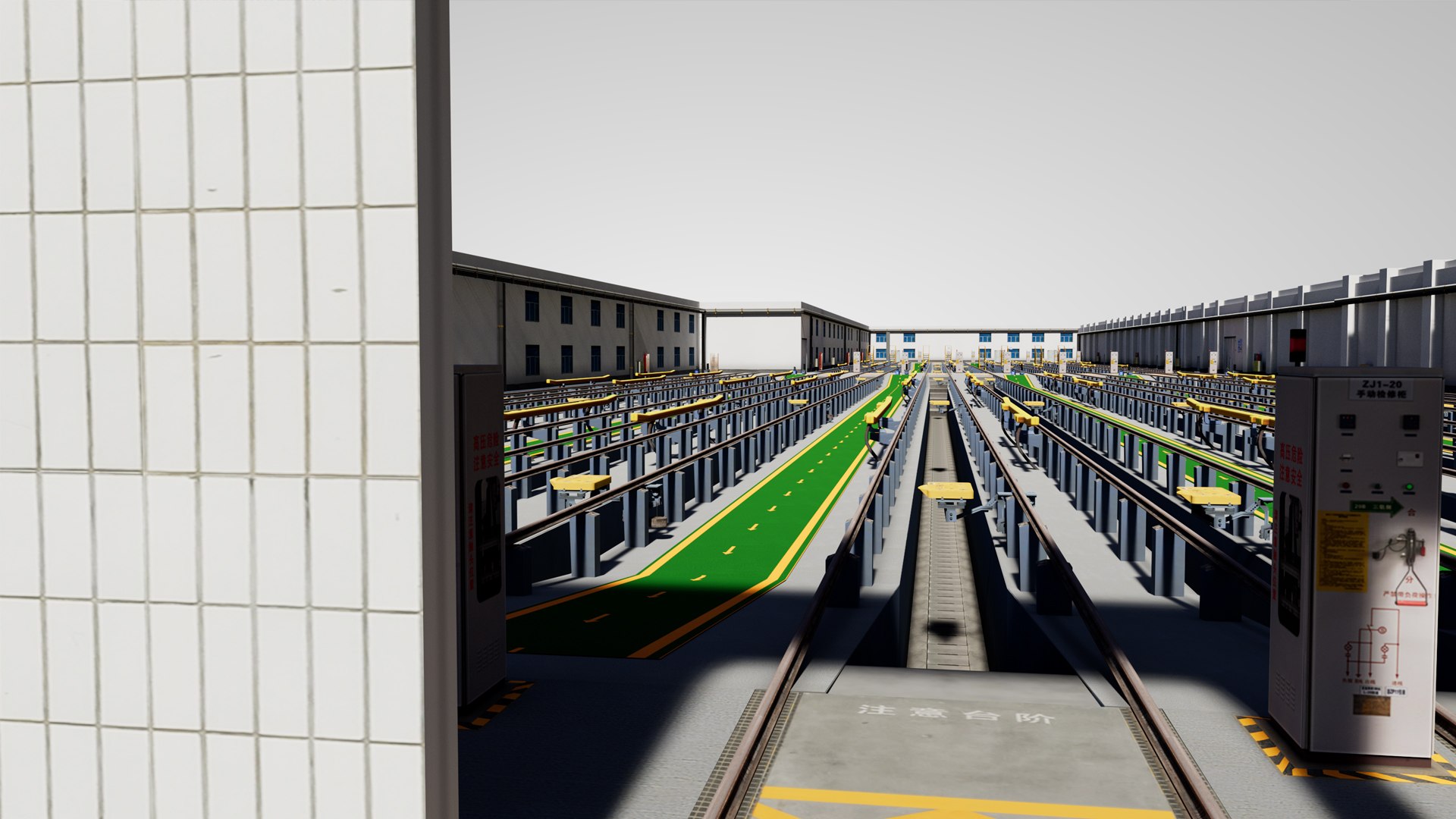 3D Section Of Subway Station Model - TurboSquid 2340382