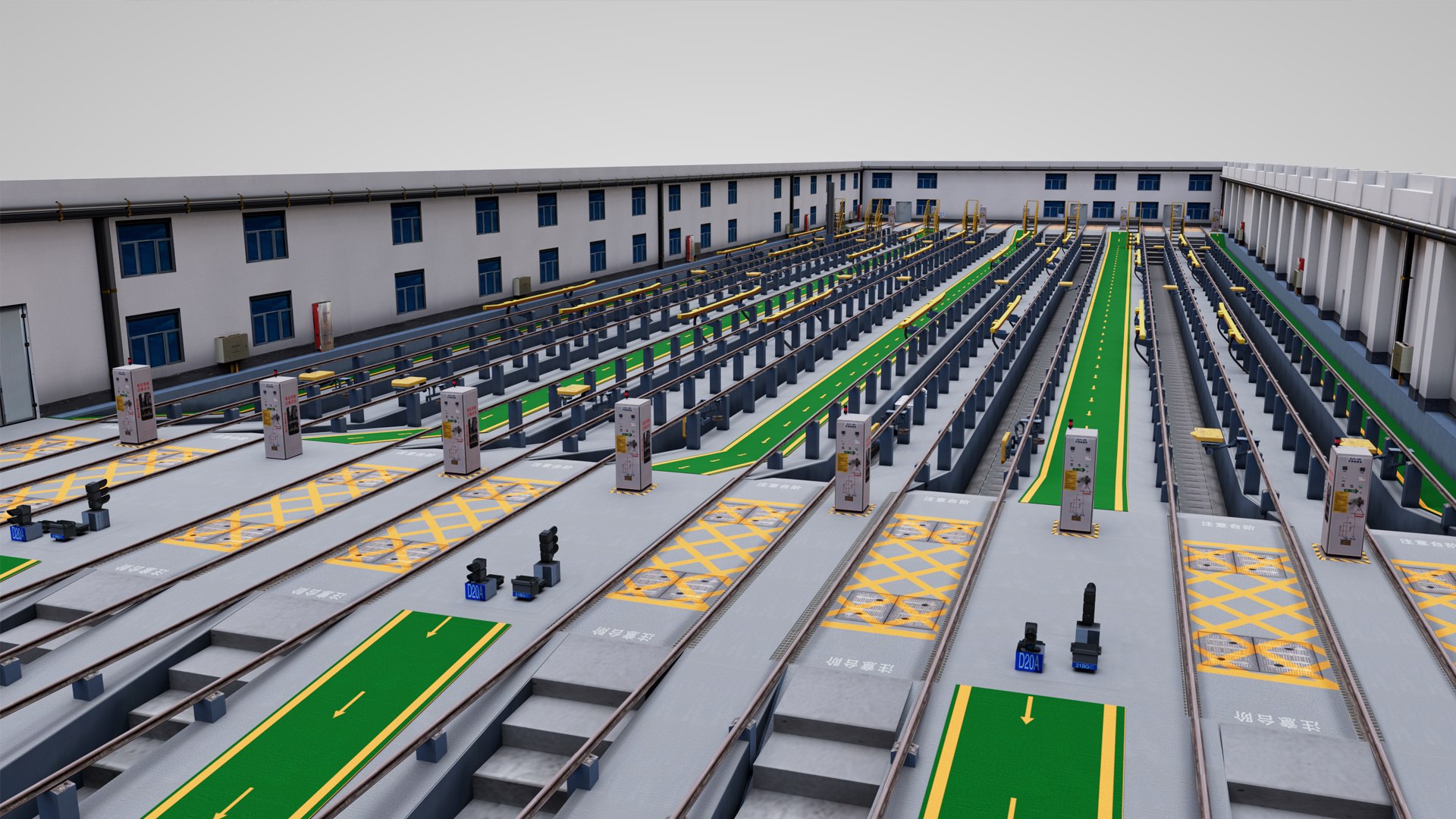 3D Section Of Subway Station Model - TurboSquid 2340382