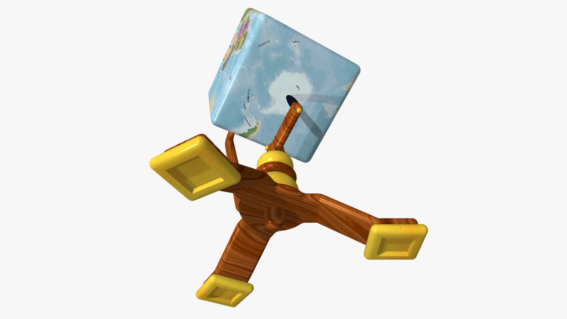 Globe - Cubus 3D Model - TurboSquid 2023849