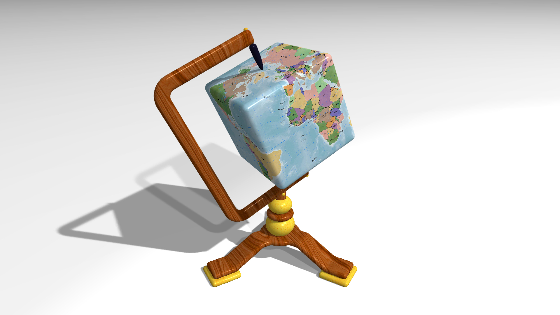 Globe - Cubus 3D Model - TurboSquid 2023849