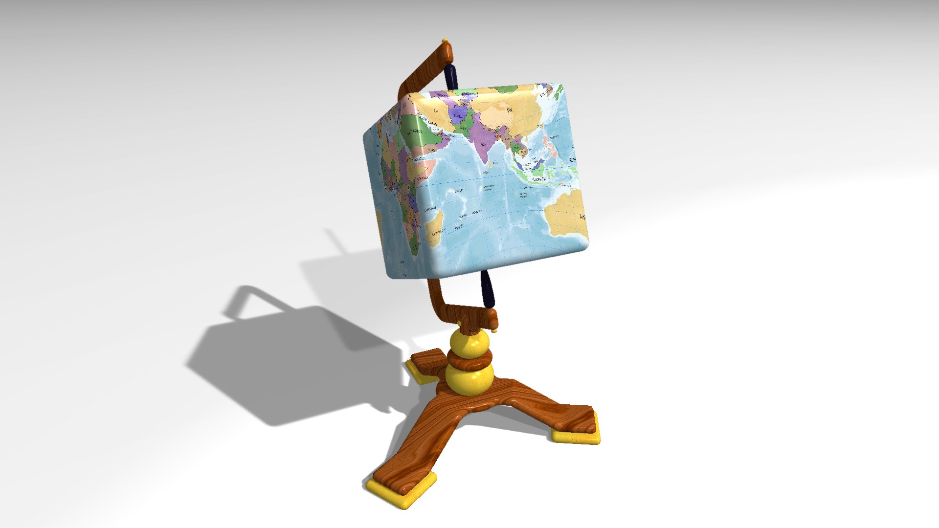 Globe - Cubus 3D Model - TurboSquid 2023849