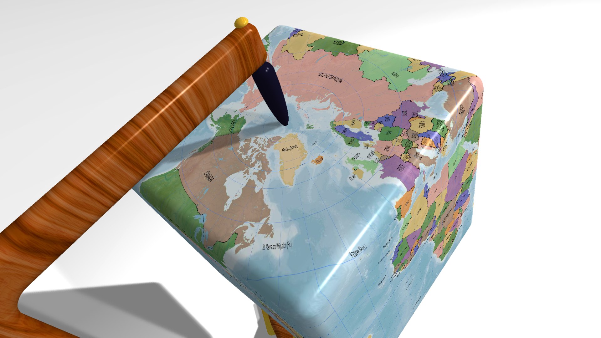 Globe - Cubus 3D Model - TurboSquid 2023849