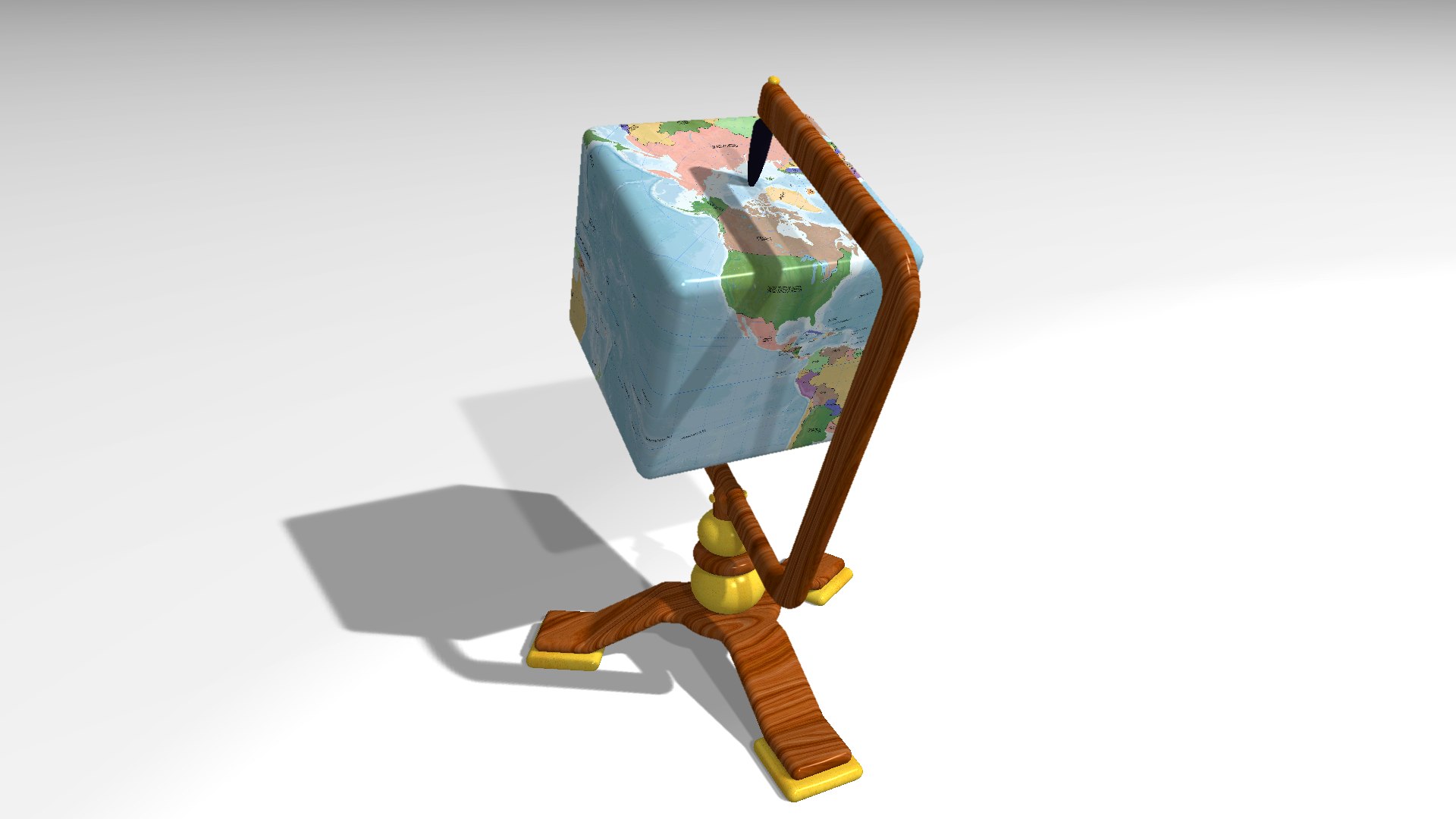 Globe - Cubus 3D Model - TurboSquid 2023849