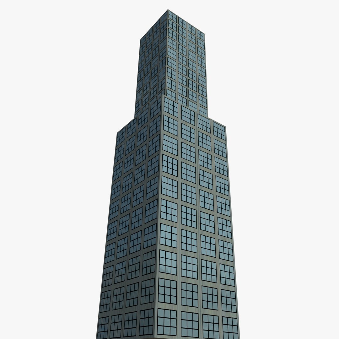 3D Low-poly Skyscraper Model - TurboSquid 1237412