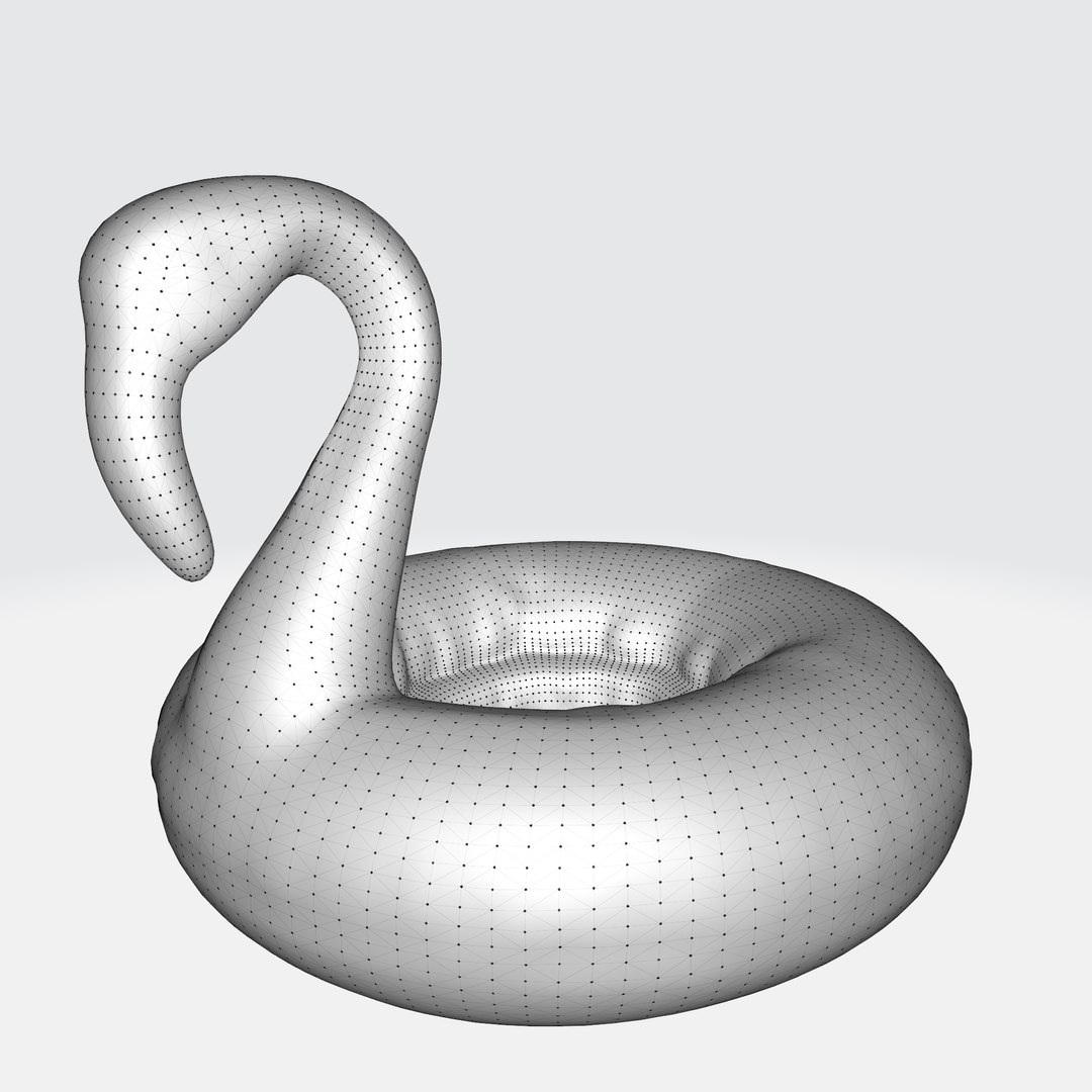 3D Inflatable Flamingo Pool Float - TurboSquid 2270983