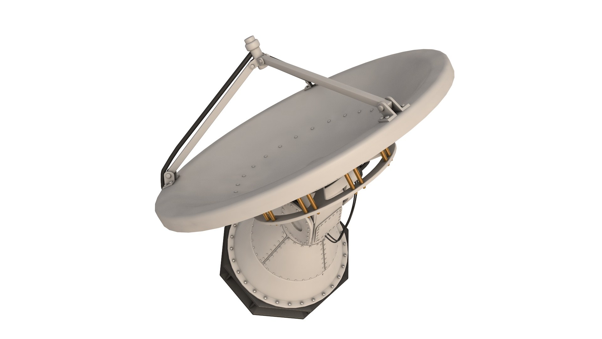 3D Model X Band Polarimetric Doppler Mobile Radar - TurboSquid 2325846