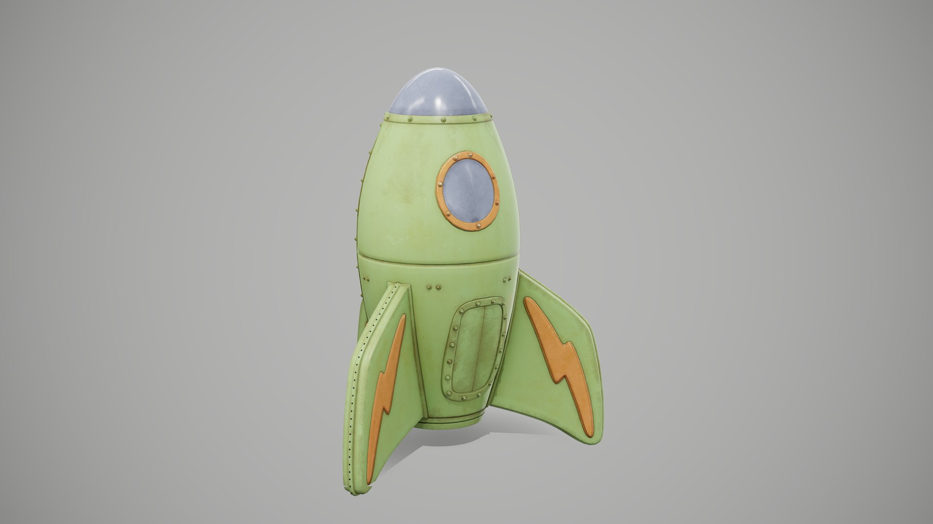Fantasy Rocket Ship 3D Model - TurboSquid 1633167